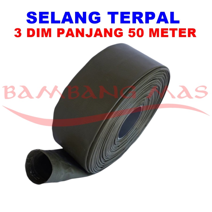 Jual Selang Drip Irigasi Terpal Orchid Semi Karet 3 Dim Panjang 50 ...