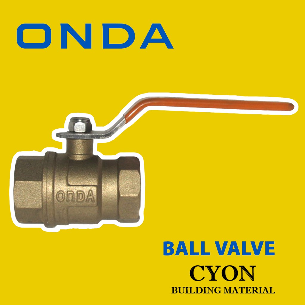 Jual ONDA BALL VALVE KUNINGAN 3/4" | Shopee Indonesia