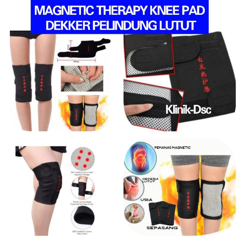 Jual MAGNETIC THERAPY KNEE PAD DEKKER DEKER TERAPI PELINDUNG LUTUT 1 ...