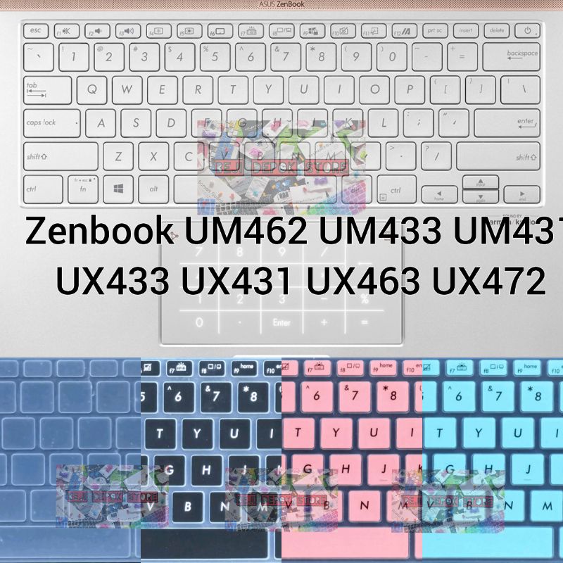 Jual Keyboard Protector Asus Zenbook 14 UM462 UM431 UX462 UX431 UX433 ...