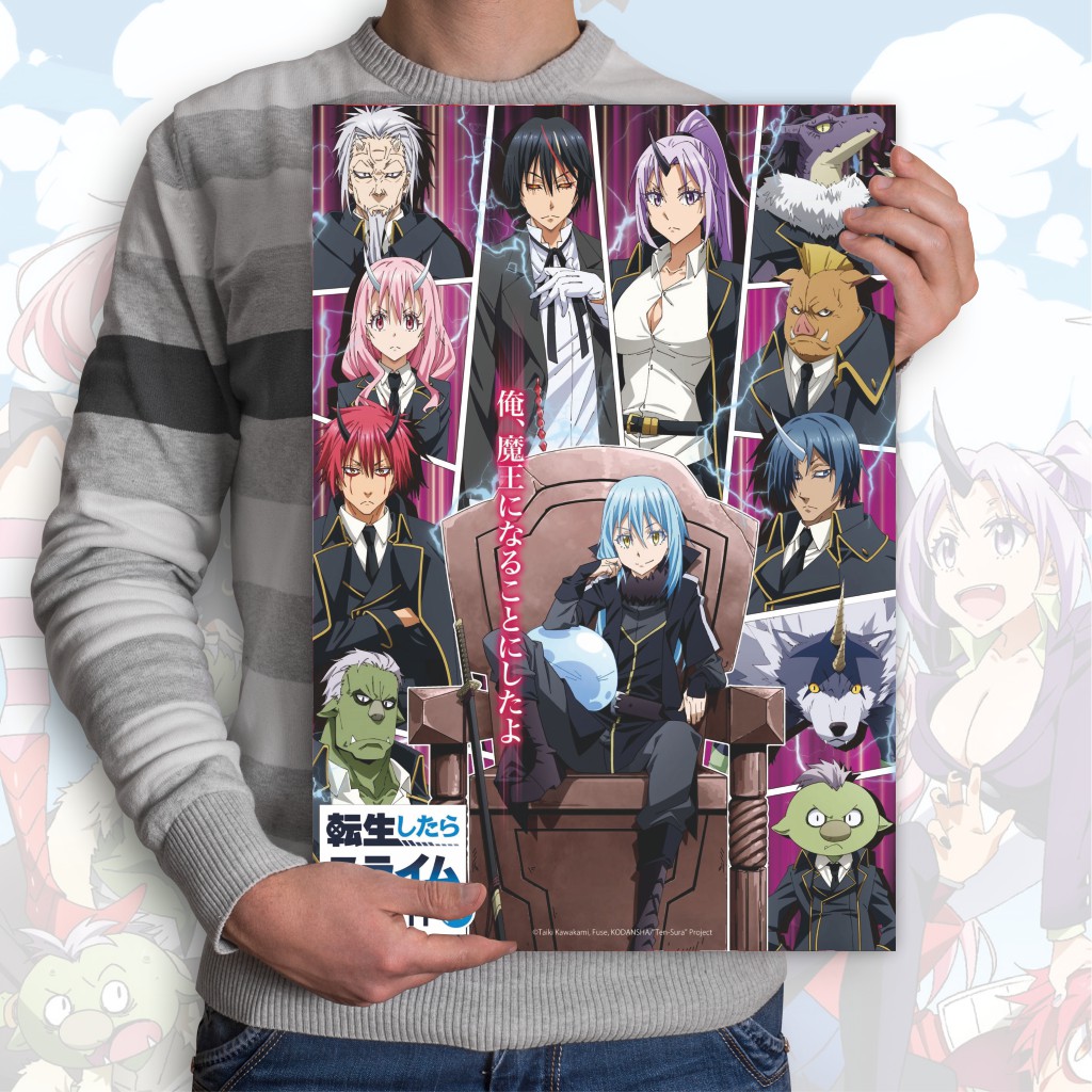 Jual Poster Tensei Shitara Slime Datta Ken Tensura Anime Rimuru Shion ...
