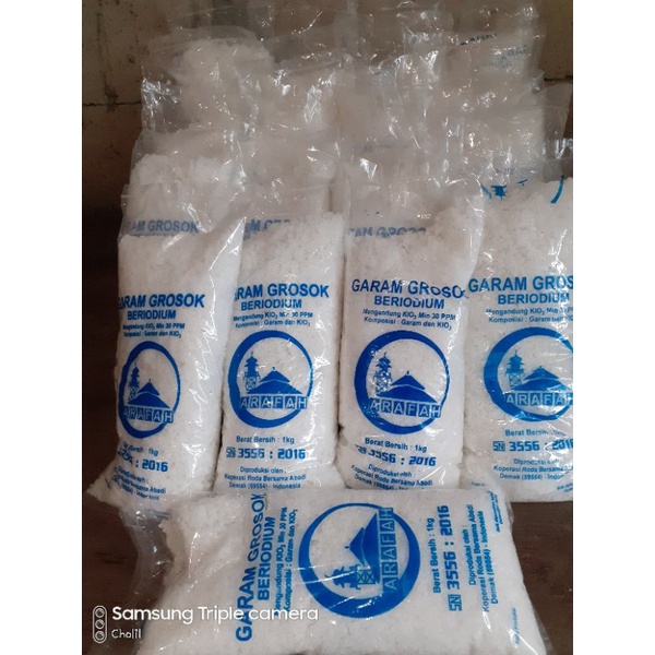 Jual garam grosok yodium | Shopee Indonesia
