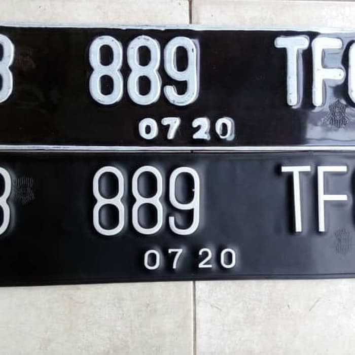 Jual Sticker plat nomor mobil scotlight(reflective) | Shopee Indonesia