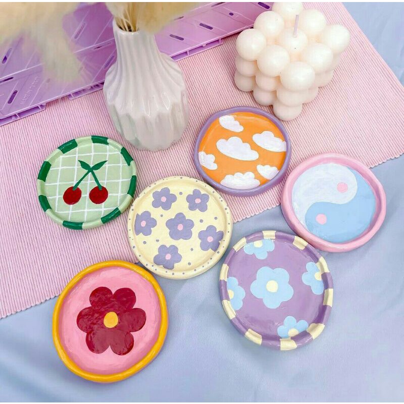 Jual TURUN HARGA! | Coaster | Clay Tray | Trinket Dish | | Shopee Indonesia
