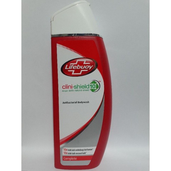 Jual Lifebuoy Clini-Shield Antibacterial bodyWash Complete 300ml Merah ...