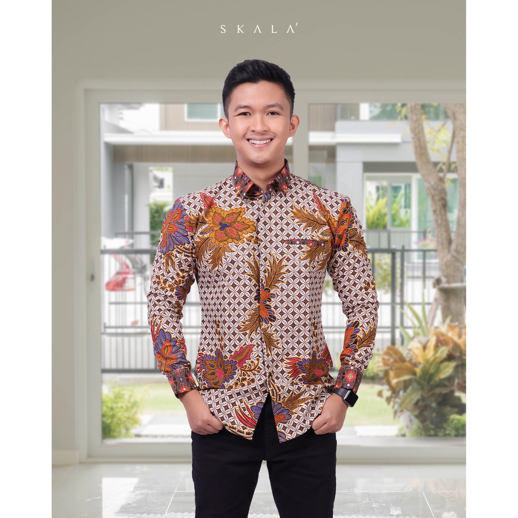 Jual Laskala Batik Premium Slimfit Harry K04A169 | Shopee Indonesia