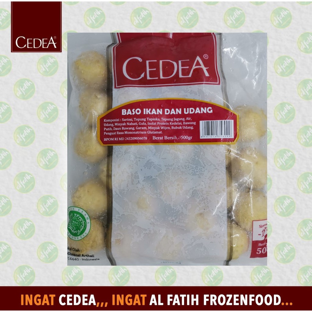 Jual CEDEA BASO IKAN DAN UDANG 500GR | Shopee Indonesia