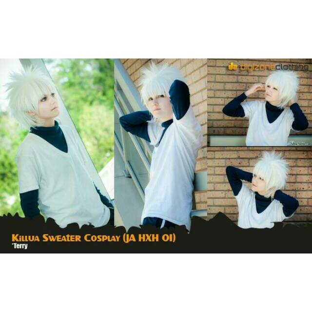 Jual Jaket Anime Hunter X Hunter Killua Sweater Cosplay (JA HXH 01 ...