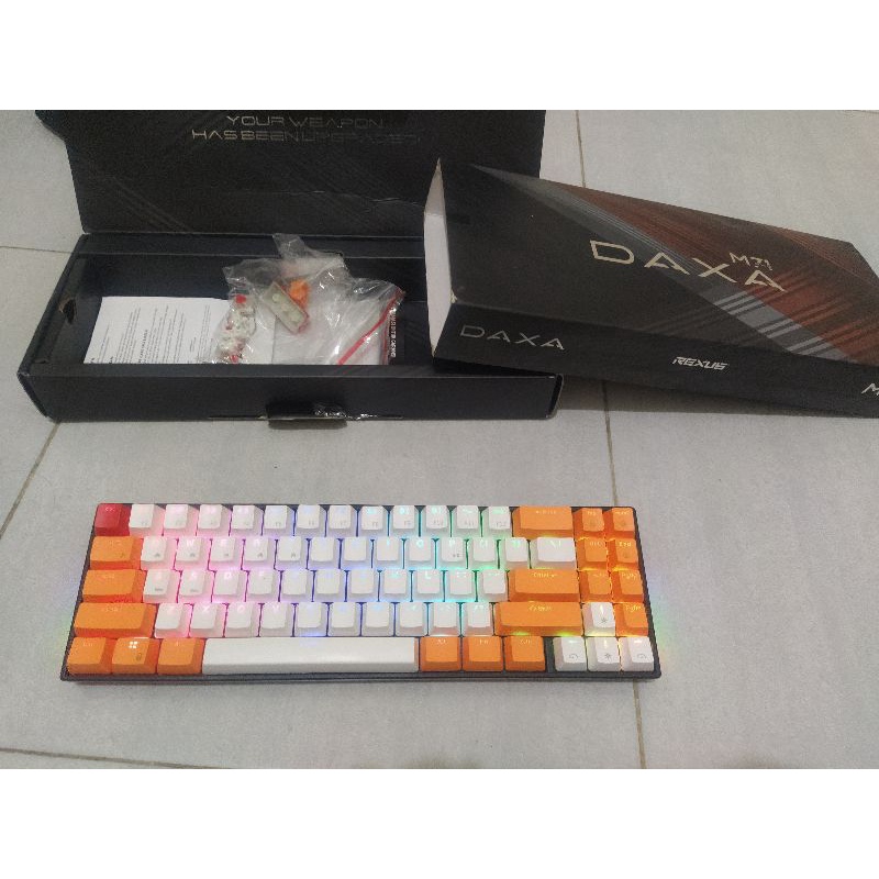 Jual Rexus Daxa M71 PRO second, preloved Mechanical Keyboard | Shopee ...