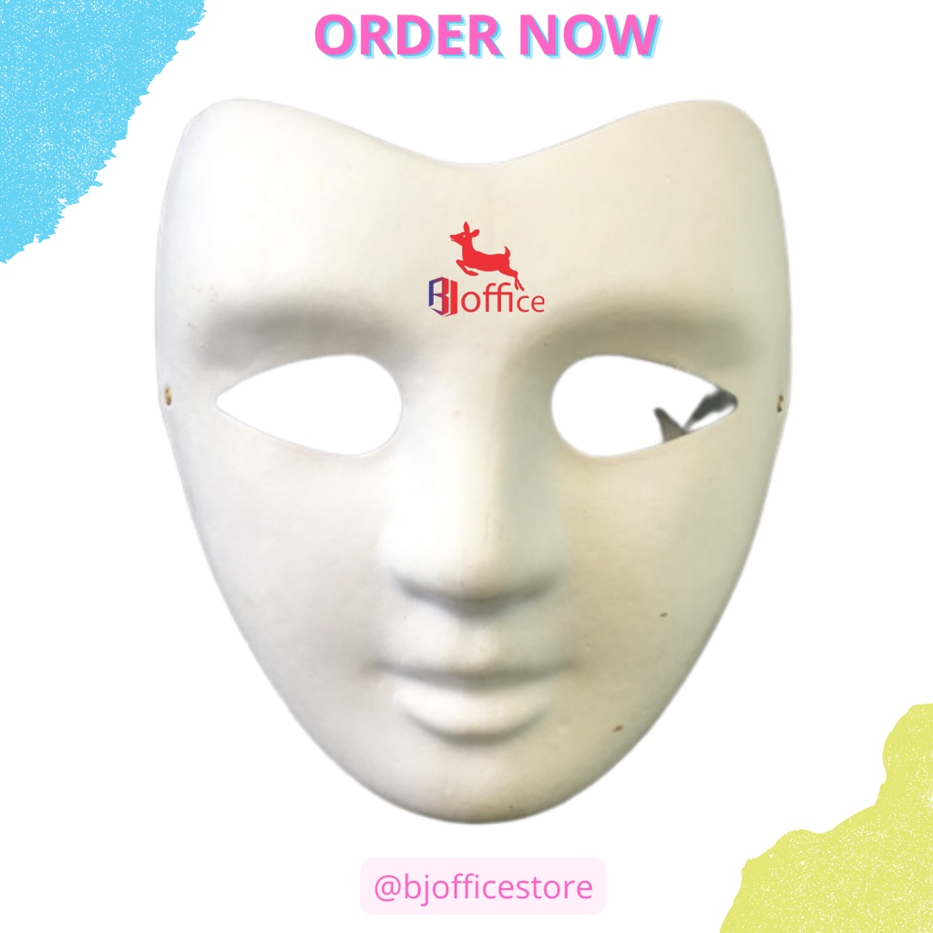 Jual Topeng Polos Topeng Lukis Topeng Putih Topeng Tanpa Dahi V-Tec ...