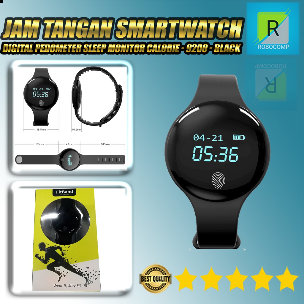 Jual Jam Tangan Smartwatch Digital Pedometer Sleep Monitor Calorie ...