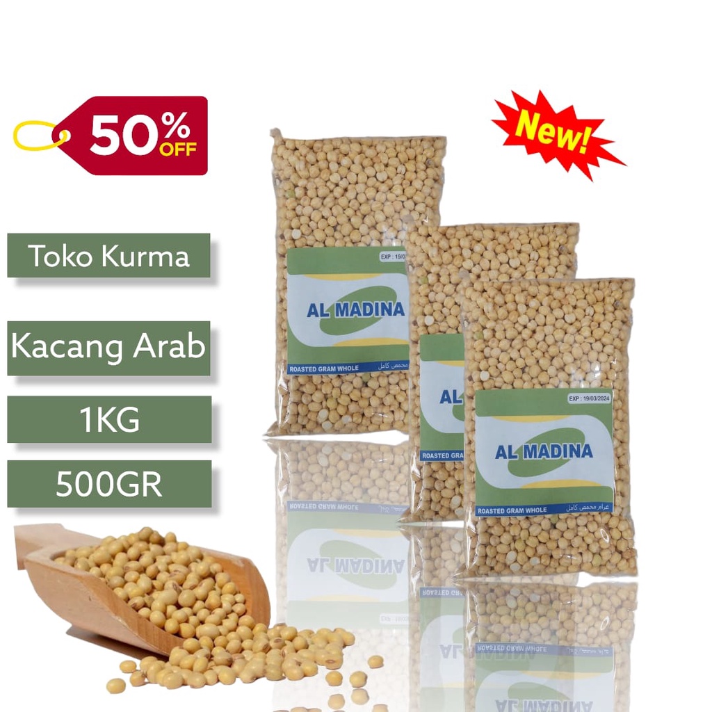 Jual Kacang arab asin gurih super / Kacang humus rasa 1kg | Shopee ...