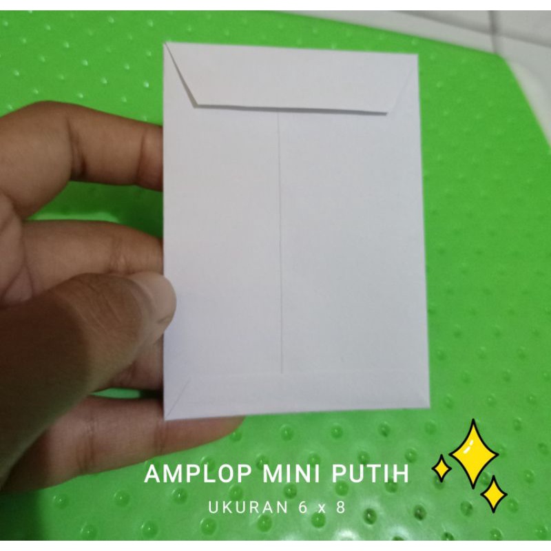 Jual AMPLOP MINI PUTIH (6*8) | AMPLOP MINI LUCU | Shopee Indonesia