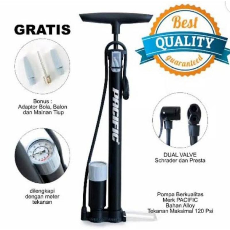 Jual Pompa Ban Sepeda Motor Mobil Pompa Tabung Meter Manual Hidrolik ...