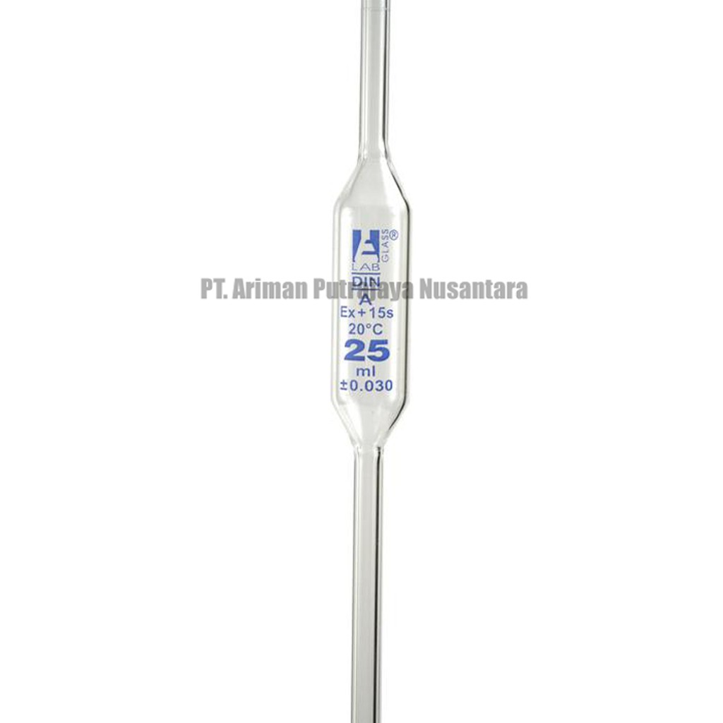 Jual Pipet Volume 25 ml / Pipet Gondok 25 ml / Volumetric Pipette 25 ml ...