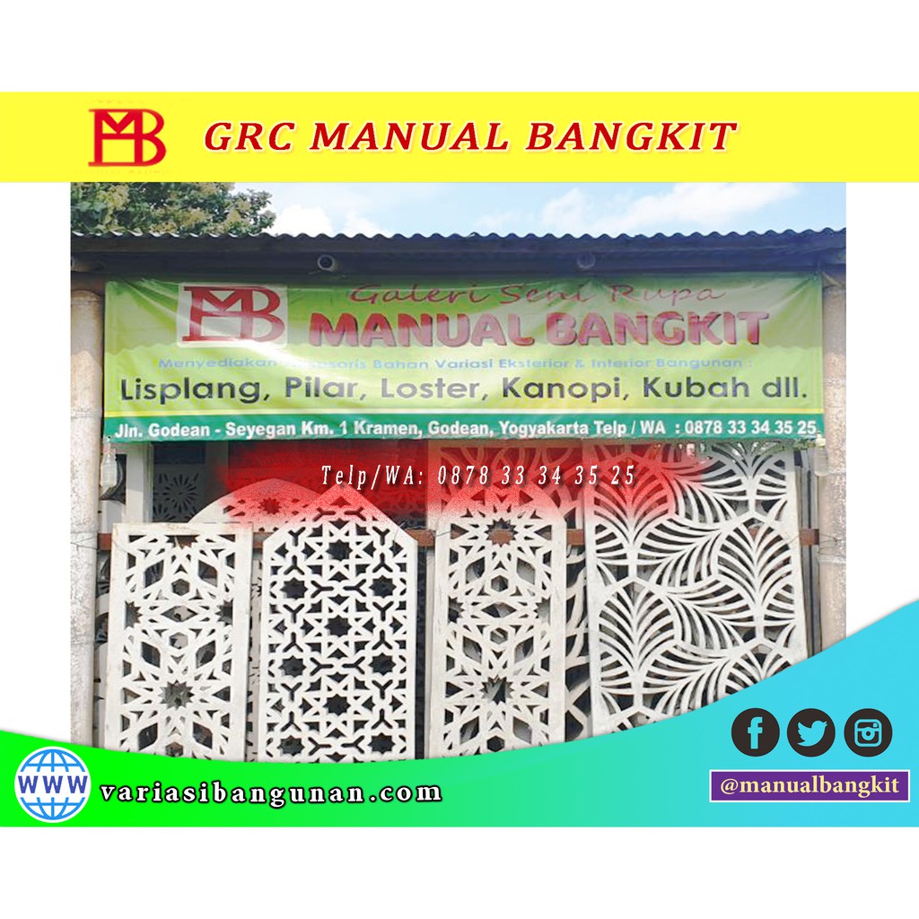 Jual Jual Krawangan GRC | Shopee Indonesia