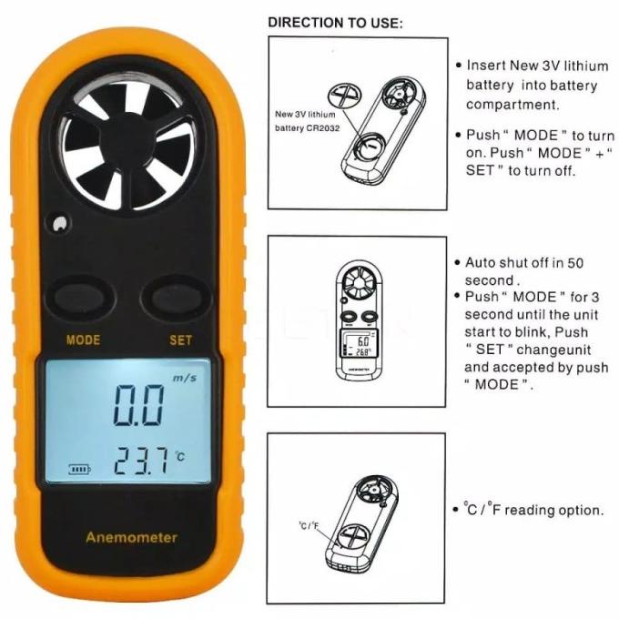 Jual Digital Anemometer Alat Ukur Kecepatan Angin Wind Speed Meter ...