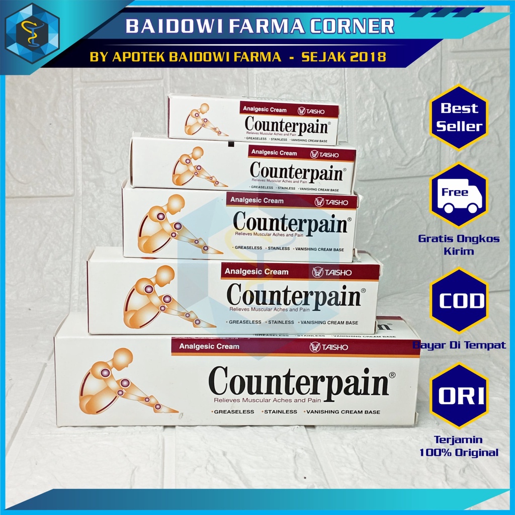 Jual COUNTERPAIN 5GR, 15GR, 30GR | Shopee Indonesia