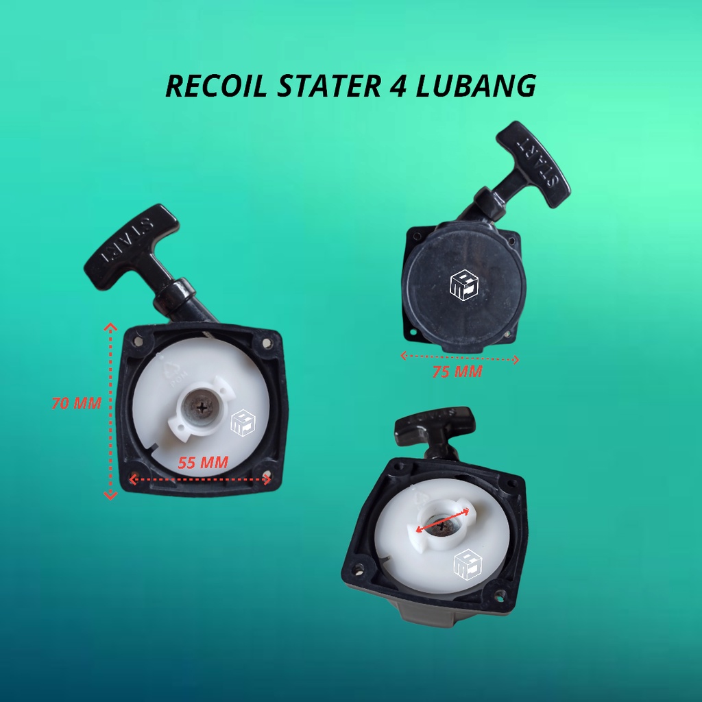 Jual Recoil Starter Tarikan Gas Engkol Mesin Potong Rumput tipe BG328 3 ...