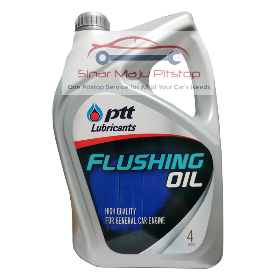 Jual PTT Flushing Oil 4 LITER Oli Flush Pembersih Mesin Mobil Bensin ...