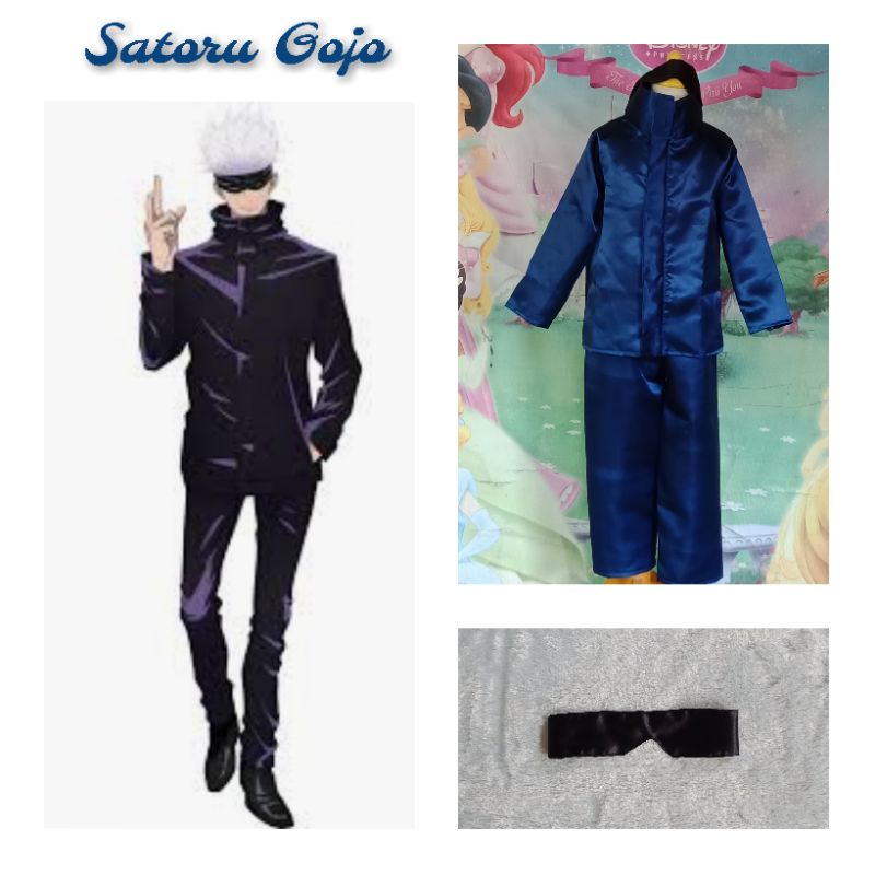 Jual Satoru Gojo Cosplay Jujutsu Kaisen Kostum Anime Anak | Shopee ...