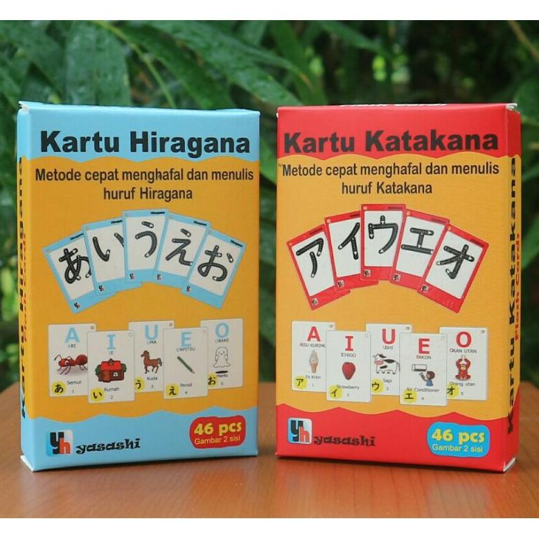Jual ((BISA COD)) Flashcard Hiragana Katakana (Kartu Hiragana Katakana ...