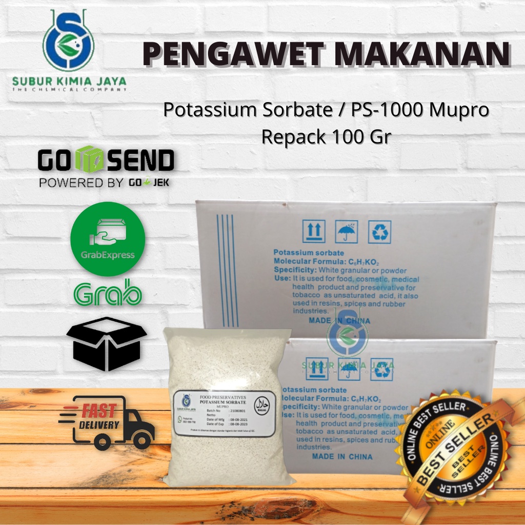 Jual Potasium Sorbate / Pengawet Makanan / Pengawet Minuman / PS 1000 ...