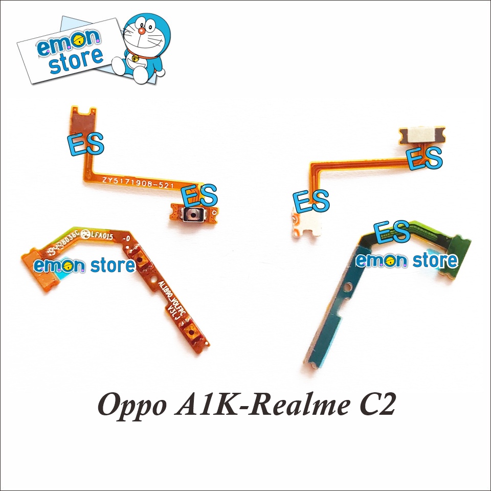 Jual Flexible Tombol Power On Off Flexibel Volume A1K Realme C2 | Shopee Indonesia
