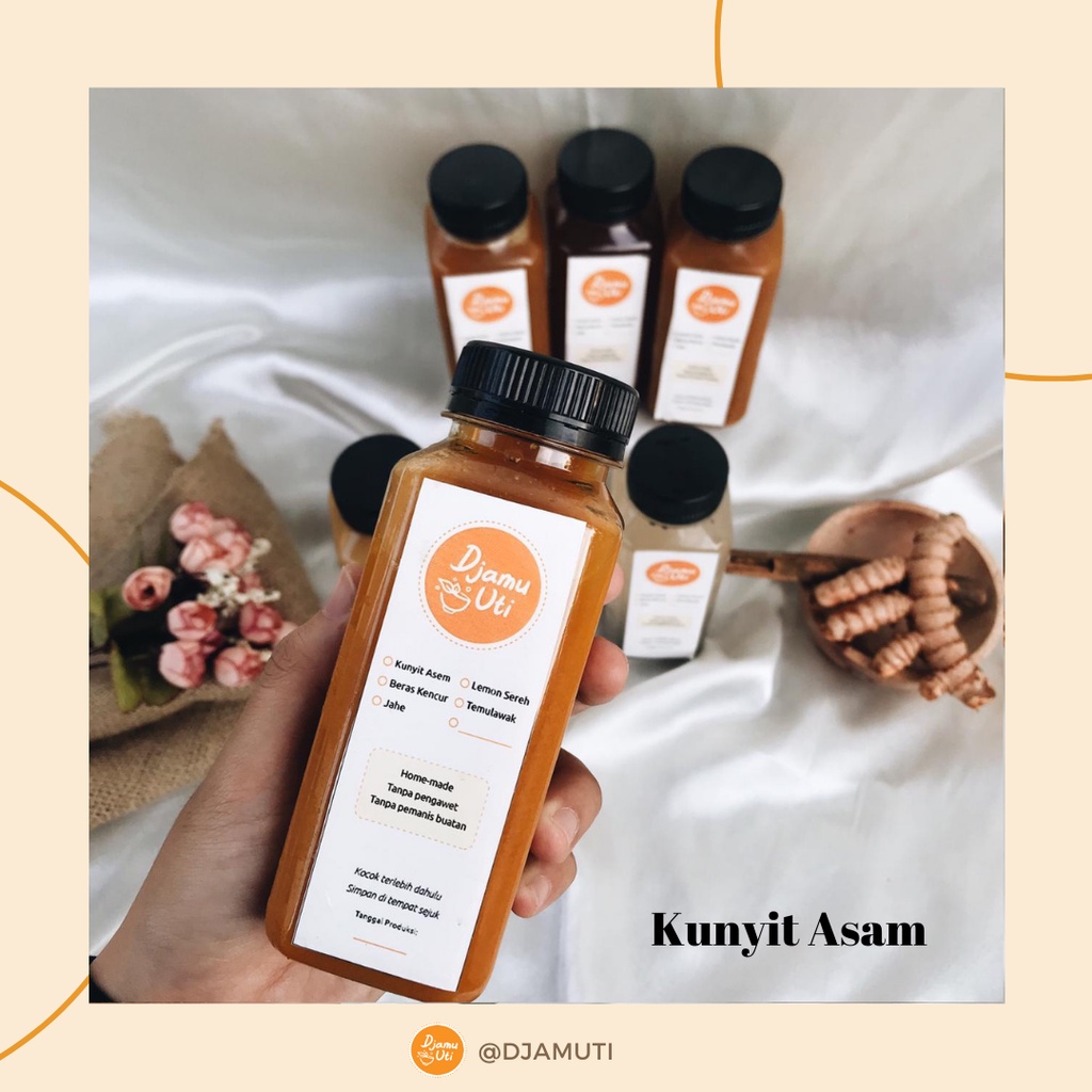 Jual Jamu Kunyit Asam 100% Alami Tanpa Pengawet - Djamuti Kunyit Asam ...