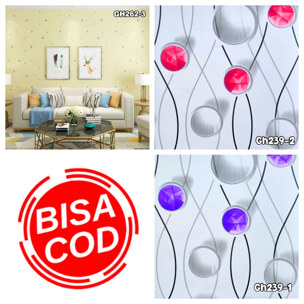 Jual Homedekor Wallpaper stiker dinding ruang tamu wallstiker wallpaper kamar tidur wallpaper 3D ...