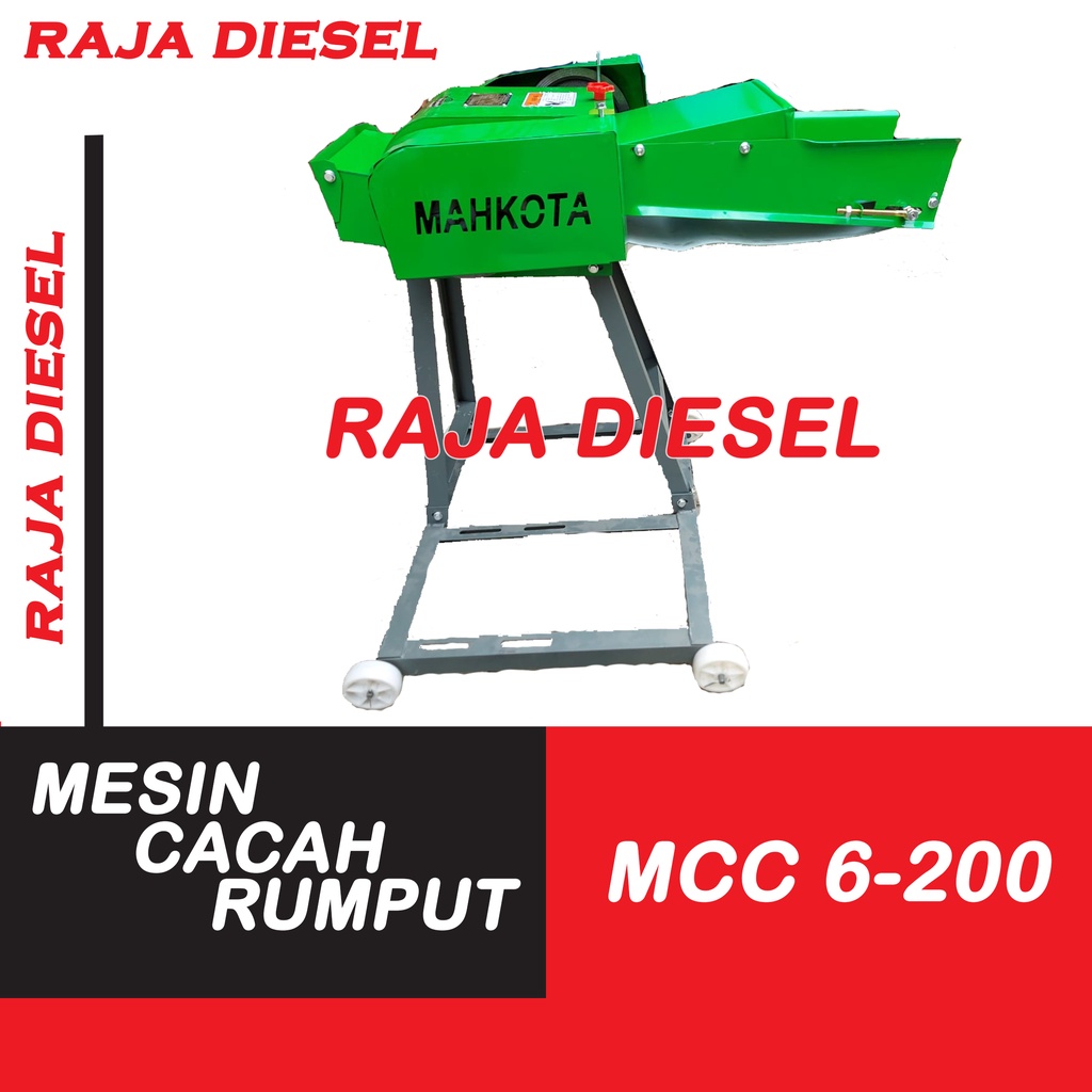 Jual MESIN PENCACAH RUMPUT MAHKOTA MCC 6-200 TANPA MESIN PENGGERAK | Shopee Indonesia