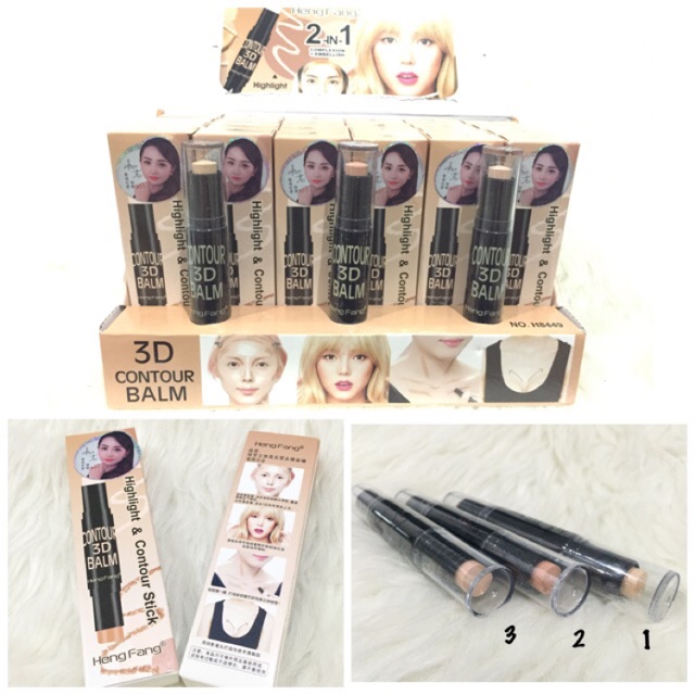 Jual Countour + Concealer Korea MakeUp / Countour 3D Balm Heng Fang 2 ...