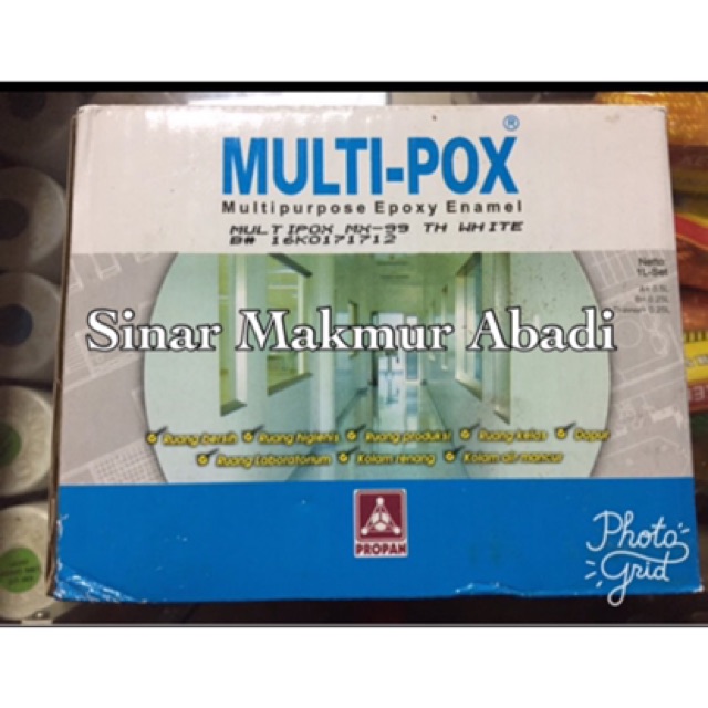 Jual Multipox Propan MX-99 CAT EPOXY MULTIPURPOSE 3 KOMPONEN CAT KOLAM ...