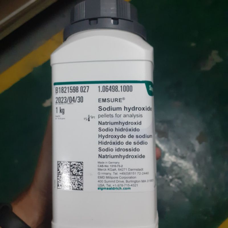 Jual Sodium Hydroxide Merck 1.06498.1000 1 kg NaOH Natrium Hydroxide ...
