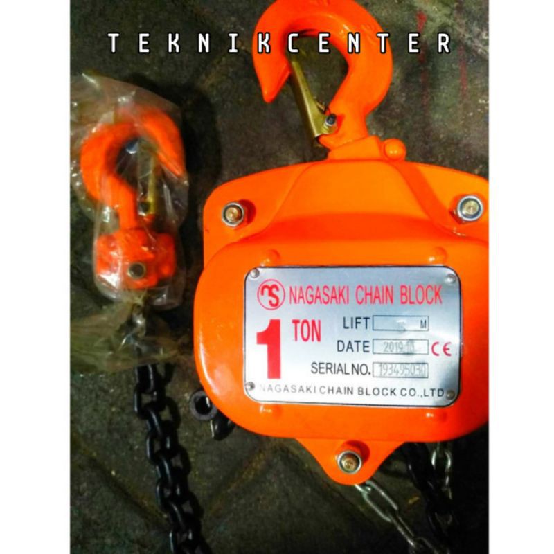 Jual CHAIN BLOCK 1 TON x 5 METER NAGASAKI TAKEL/KATROL MANUAL ORIGINAL ...