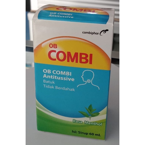 Jual OB Combi Antitussive Rasa Menthol Sirup 60 mL | Shopee Indonesia