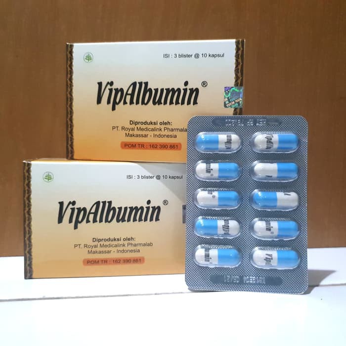 Jual Vipalbumin Kapsul isi 3blister@10 kapsul | Shopee Indonesia