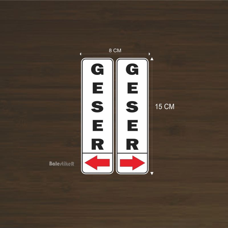 Jual stiker geser pintu sticker | Shopee Indonesia