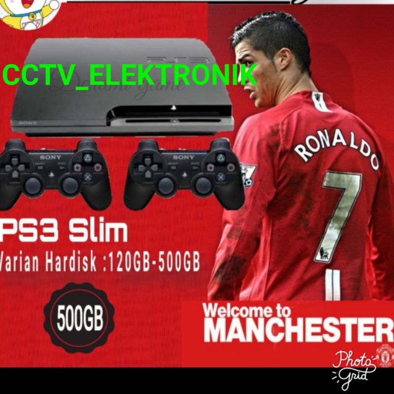 Jual PS3 SONY SLIM HARD DISK 500GB FULL GAMES+2STICK WIRELESS | Shopee ...