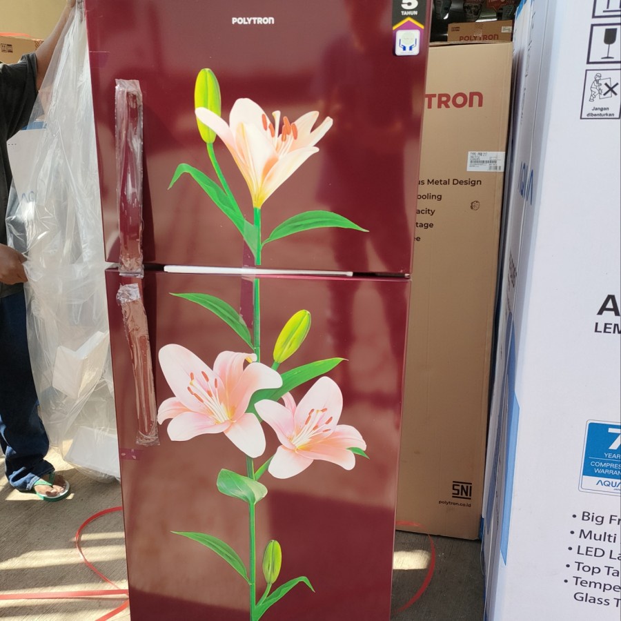 Jual KULKAS POLYTRON PRB 237 LEMARI ES 2 PINTU | Shopee Indonesia
