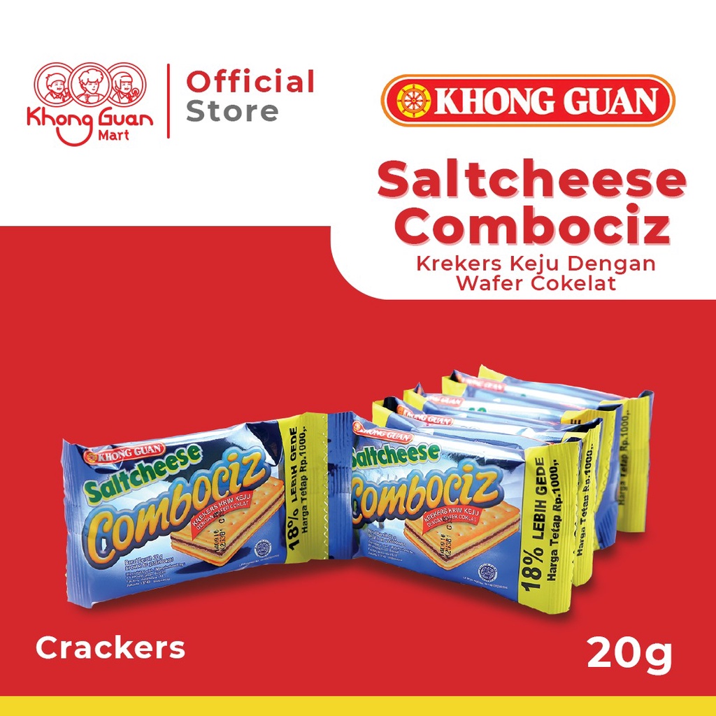 Jual Khong Guan Saltcheese Combociz 20 gr x 10 | Shopee Indonesia