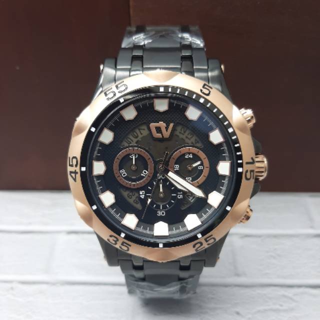 Jual CHRIST VERRA PRIA CV C 75041G- 18 ORIGINAL ( BLACK ROSEGOLD ...