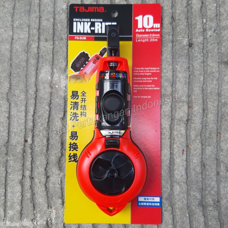 Jual TAJIMA Sipatan Marking Calk Line Reel Lot Benang Tinta PS-SUM ...