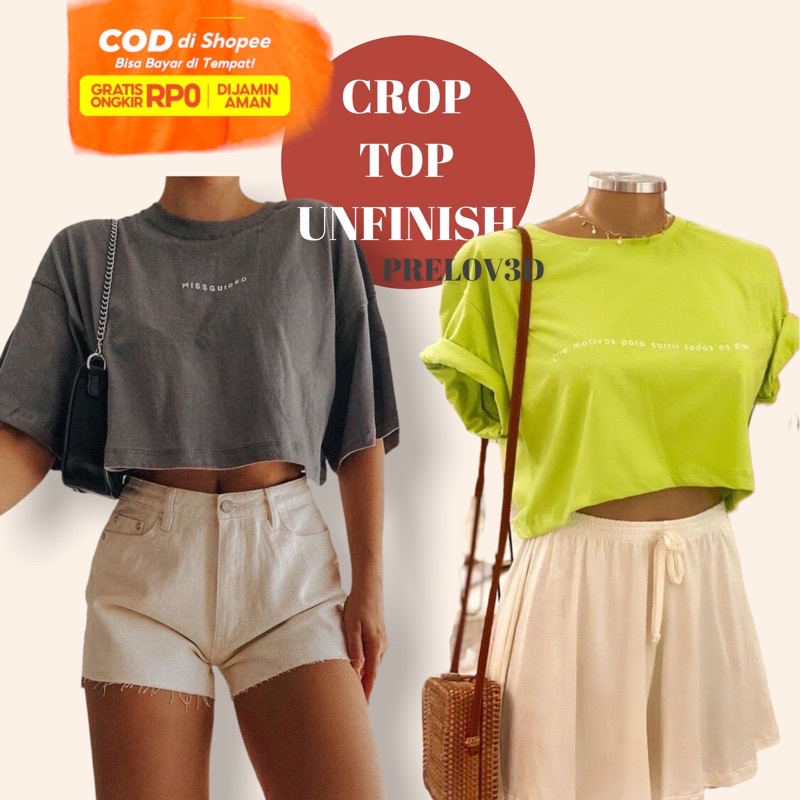 Jual CROP NEW | CROP TOP | KAOS CROP | ATASAN WANITA | BLOUSE | TUNIK ...
