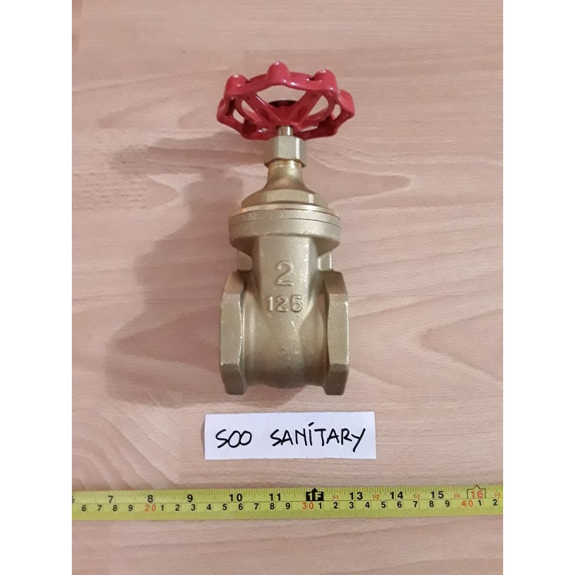 Jual Gate Valve 2" Kitz Kuningan - Stop Kran Putar Kitazawa Original | Shopee Indonesia