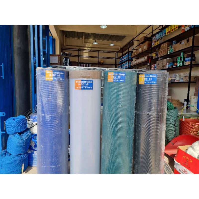 Jual Fiber plat fiber pagar masteline tebal 0,8 mm harga 25 meter Putih ...