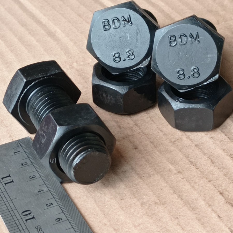 Jual BAUT BAJA HTB 8.8 M20 X 50 FULL DRAT / BAUT 30 KUNCI 30 / BAUD FULL DRAT 30 / BAUT BAJA M20 ...