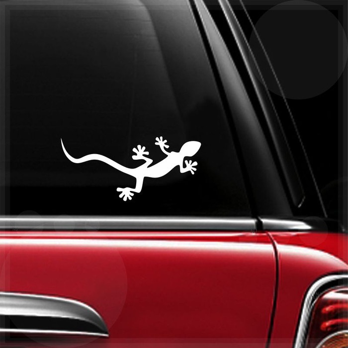 Jual Sticker Kaca Mobil Cicak Kadal Cutting Sticker Mobil Stiker Lizar ...