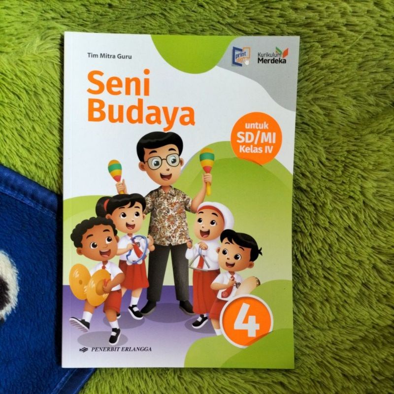Jual ORIGINAL BUKU SENI BUDAYA KELAS 4 SD KURIKULUM MERDEKA | Shopee Indonesia