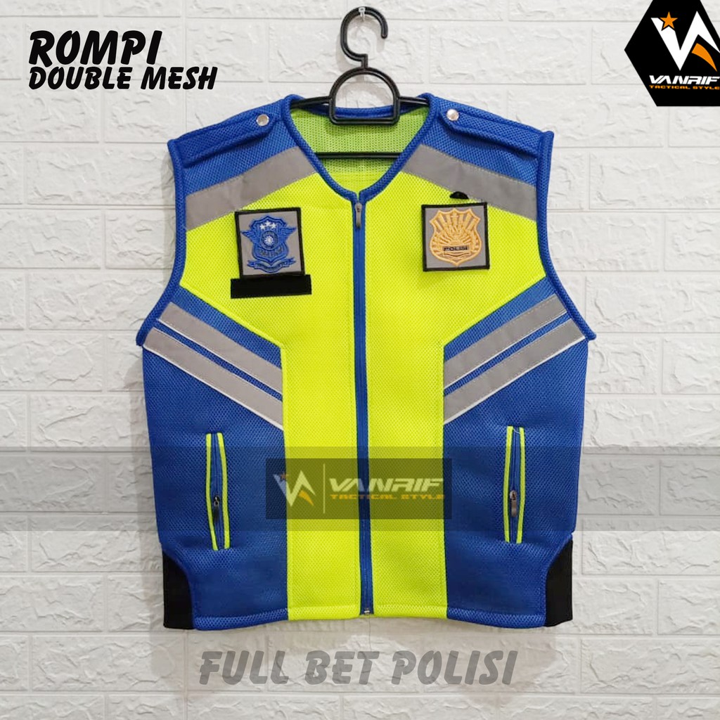 Jual Rompi POLISI | Rompi Double Mesh | Rompi jala ganda | Rompi polisi ...